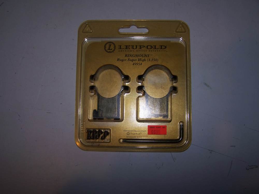 Leupold Rings Ruger Super High (New) - Scope Rings at GunBroker.com : 1150722656