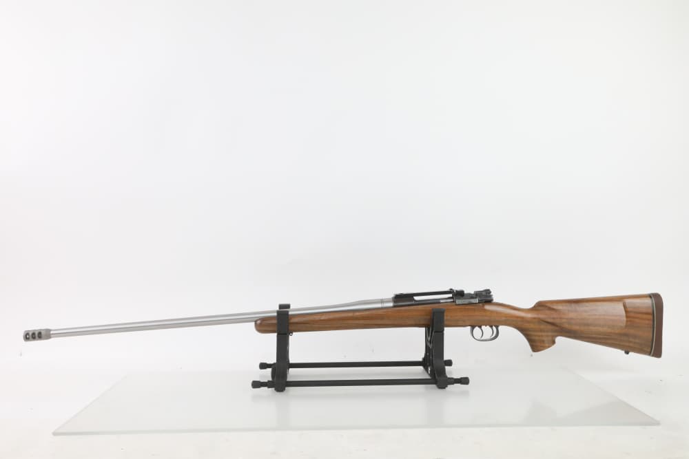 German Custom 98 Mauser 264 Win 27" Hart BBL Holland Break Laminate C&R ...