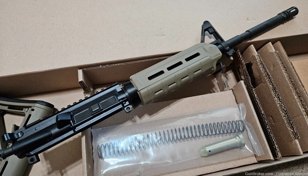 DELTON 16" M4 Rifle Kit Magpul FDE MOE RKT100 - No Lower AR-15 - Pistol ...