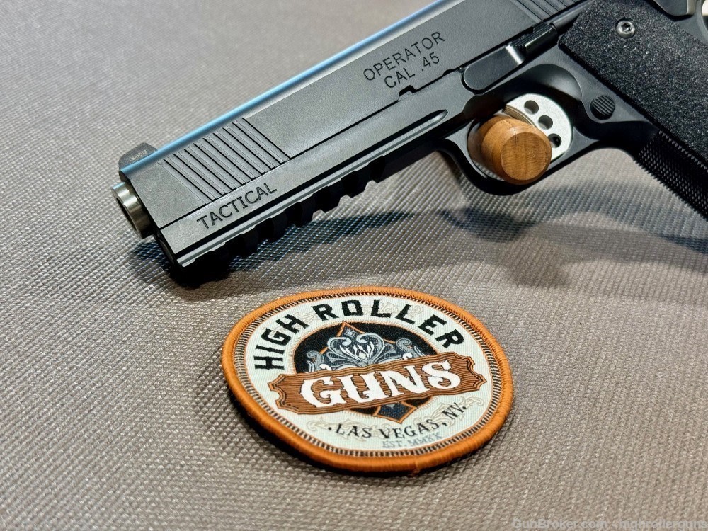 NEW RARE SPRINGFIELD TRP OPERATOR 1911 FULL RAIL 45ACP 2X7RD CA LEGAL ...