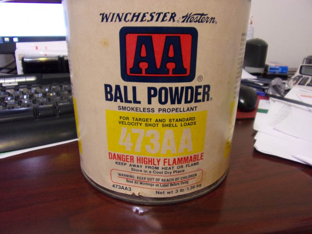 WINCHESTER 473AA SHOTGUN POWDER - Reloading Powder at GunBroker.com ...