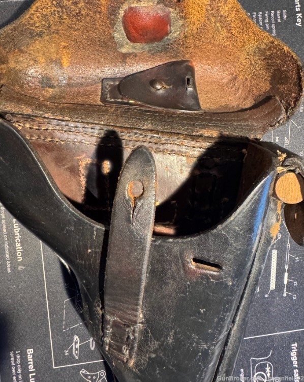 WW1 GERMAN ARTILLERY LUGER P08 HOLSTER w/CLEANING ROD - Holsters at ...