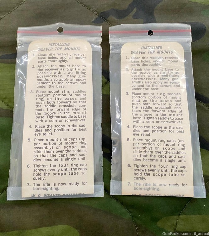 Weaver Mount Top Mount Base Set For BSA Hi-Power Rifles ETC - Scope ...