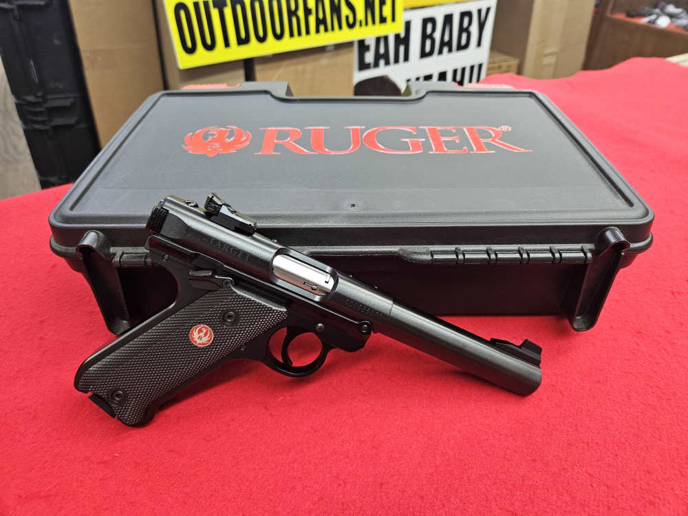 Ruger 40101 Mark IV Target 22 LR 10+1 5.50" Blued Bull Barrel - Semi ...