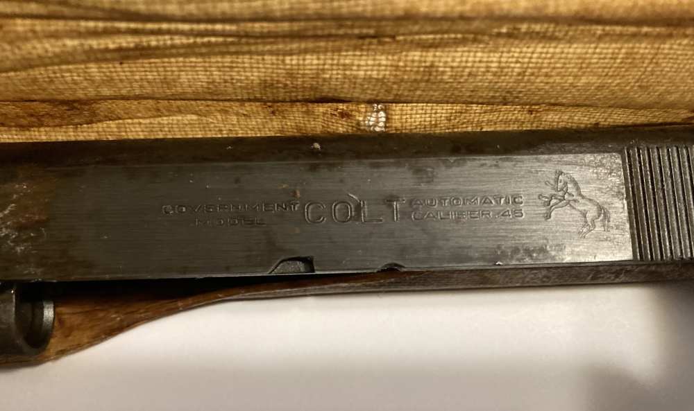 Heat-Treated Colt 1911 Government Model "Hard Slide" wrapped in ...