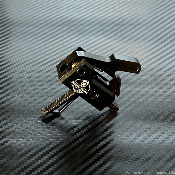 AR-10 Lower Parts Kit with Battle Born Adjustable Flat Drop-in Flat ...