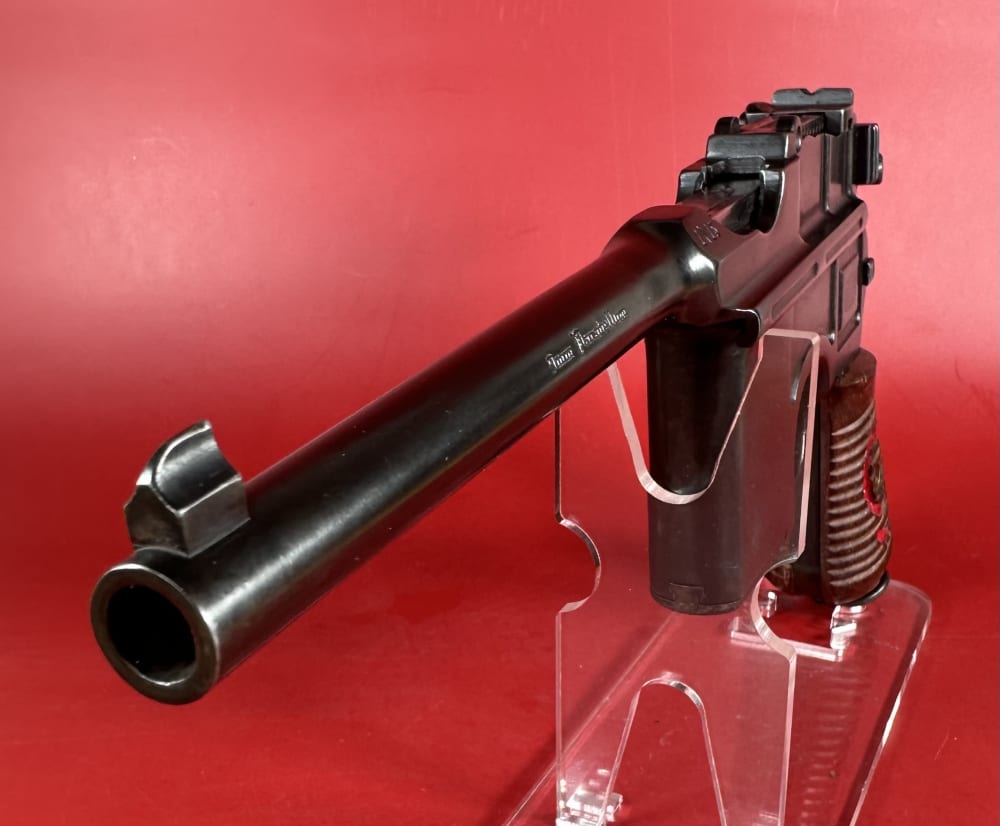 German Mauser C96 Broomhandle Red 9. 9mm luger. Excellent Condition ...