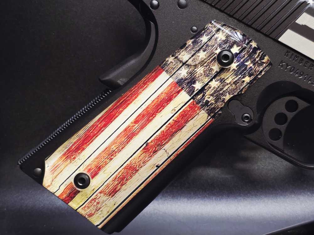 We The People Engraved KIMBER 1911 Bundle 45ACP DK Customs Penny Auction - Semi Auto Pistols at ...