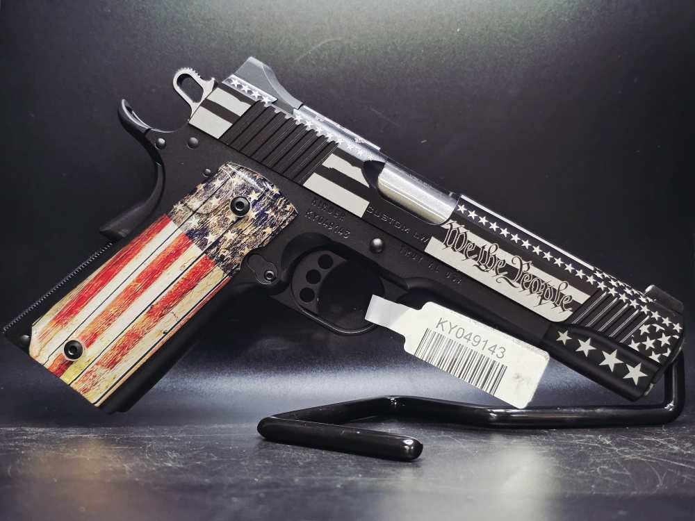 We The People Engraved KIMBER 1911 Bundle 45ACP DK Customs Penny Auction - Semi Auto Pistols at ...