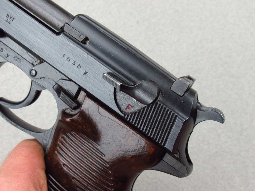 Exceptional WWII 1944 German BYF44 P38 Mauser Pistol 9mm Luger Walther ...