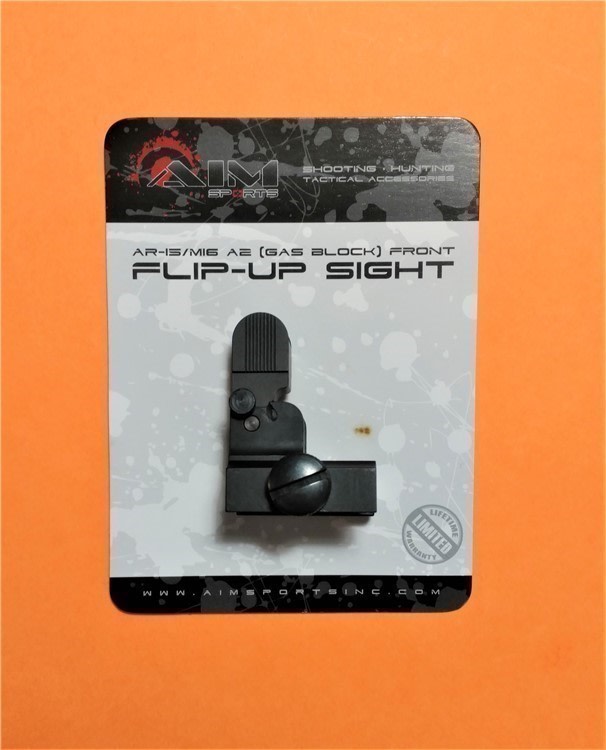 NEW AR15 Tall Front Flip Sight for Lower Height Railed DPMS Gas Block ...