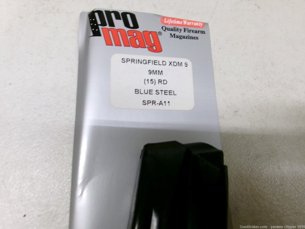 ProMag Springfield XDM 9 9mm 15Rd Magazine Restricted for 15Rd States ...