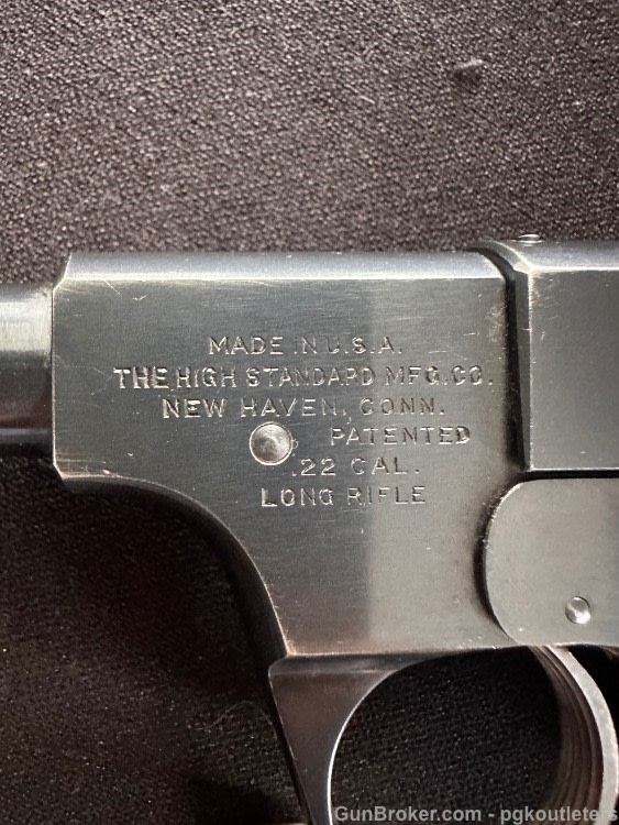 1938 - High Standard Model B Semi-Automatic Pistol .22 LR cal., 6.75 ...