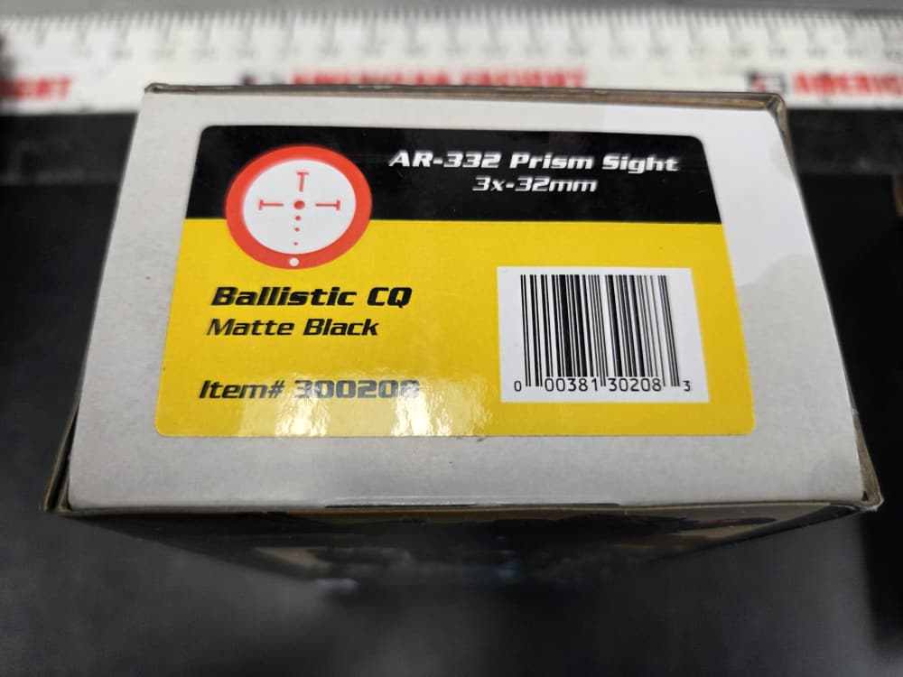 Burris AR-332 Prism 3x32mm Optic with Laser - Scopes at GunBroker.com ...