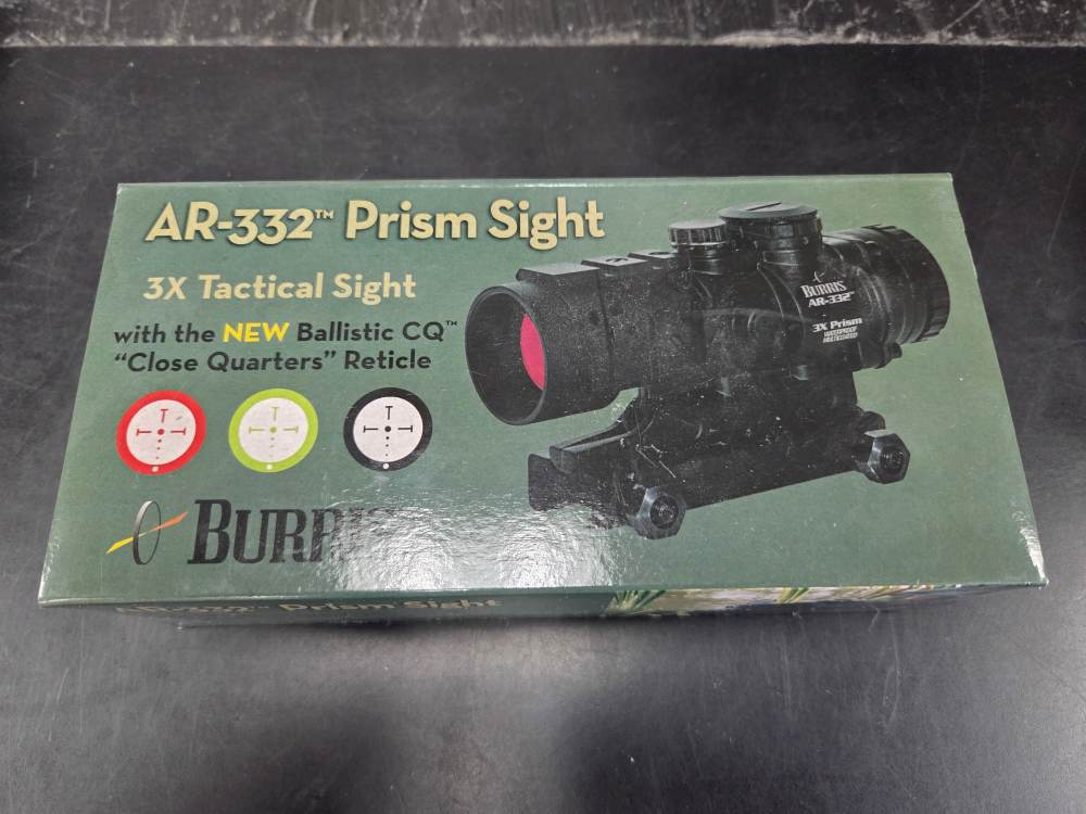 Burris AR-332 Prism 3x32mm Optic with Laser - Scopes at GunBroker.com ...