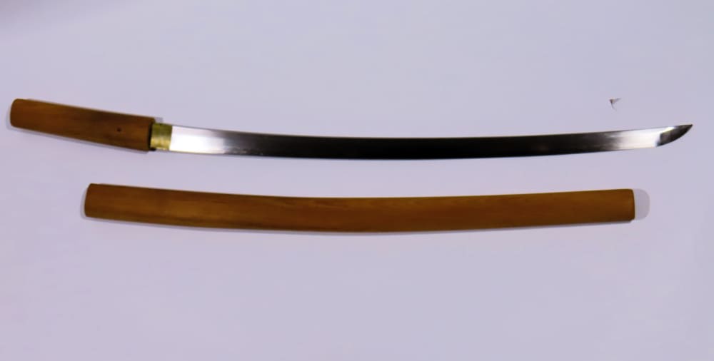 WWII Japanese Katana Samurai Sword Signed Kanekuni Kin Saku Gendaito c ...