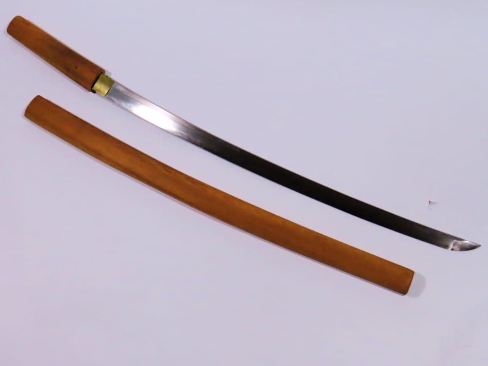 WWII Japanese Katana Samurai Sword Signed Kanekuni Kin Saku Gendaito c ...