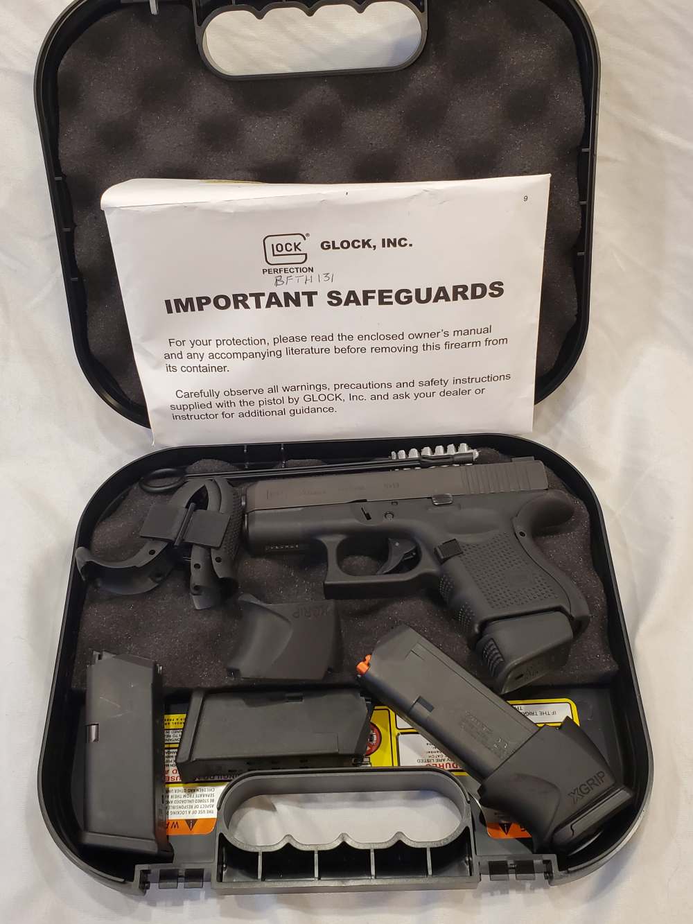 Glock 26 Gen 4 9MM with Ameriglo Sight - Semi Auto Pistols at GunBroker.com : 1151526263
