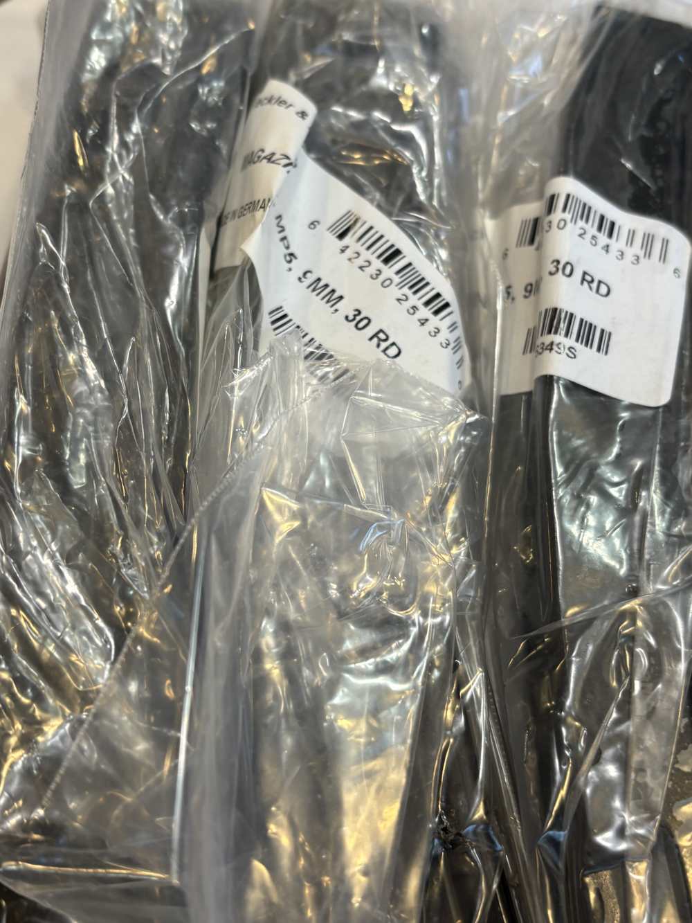 TWO (2) GERMAN HK MP5 Magazines NEW in Wrapper Black - HK Magazines ...