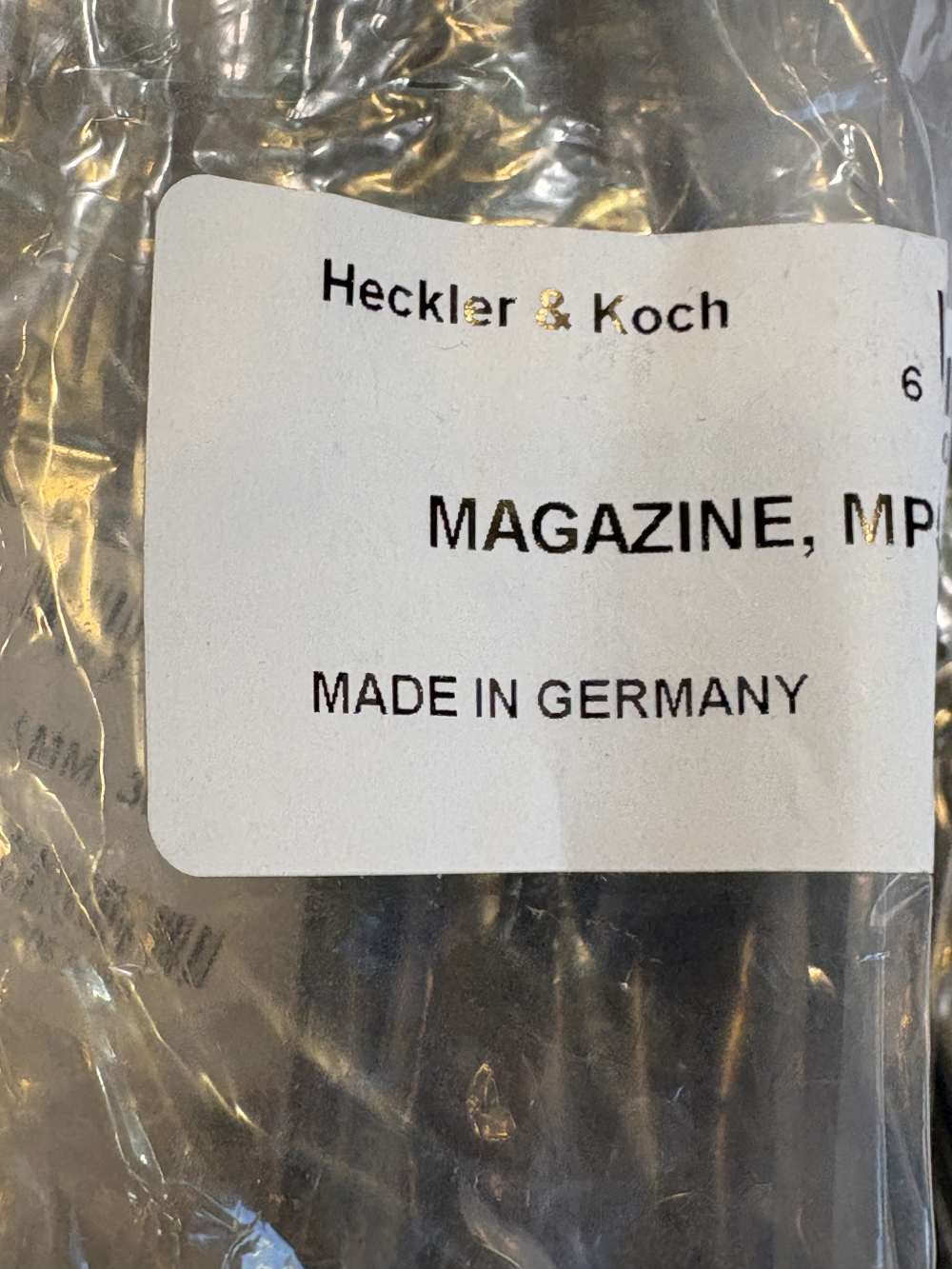 TWO (2) GERMAN HK MP5 Magazines NEW in Wrapper Black - HK Magazines ...