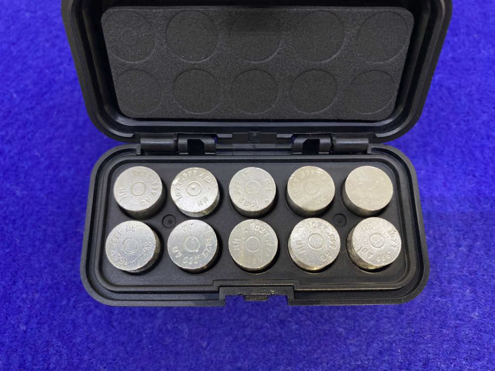 Mason Mint .45acp SILVER BULLETS *Original Box* 10 Troy Ounces .999 ...