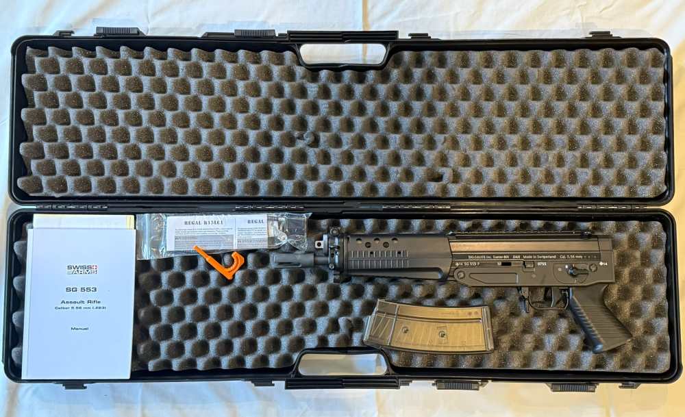 NIB SAN SWISS SIG 553 Pistol 5.56 - Semi Auto Pistols at GunBroker.com ...
