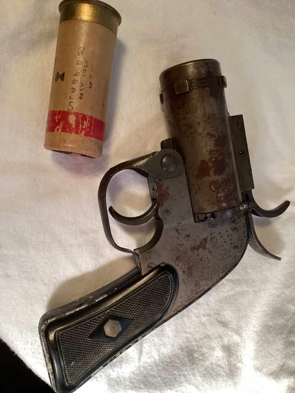 RARE Orig WW 2, M8 U.S. Flare Gun w/Flare, European Theatre,Pistol ...