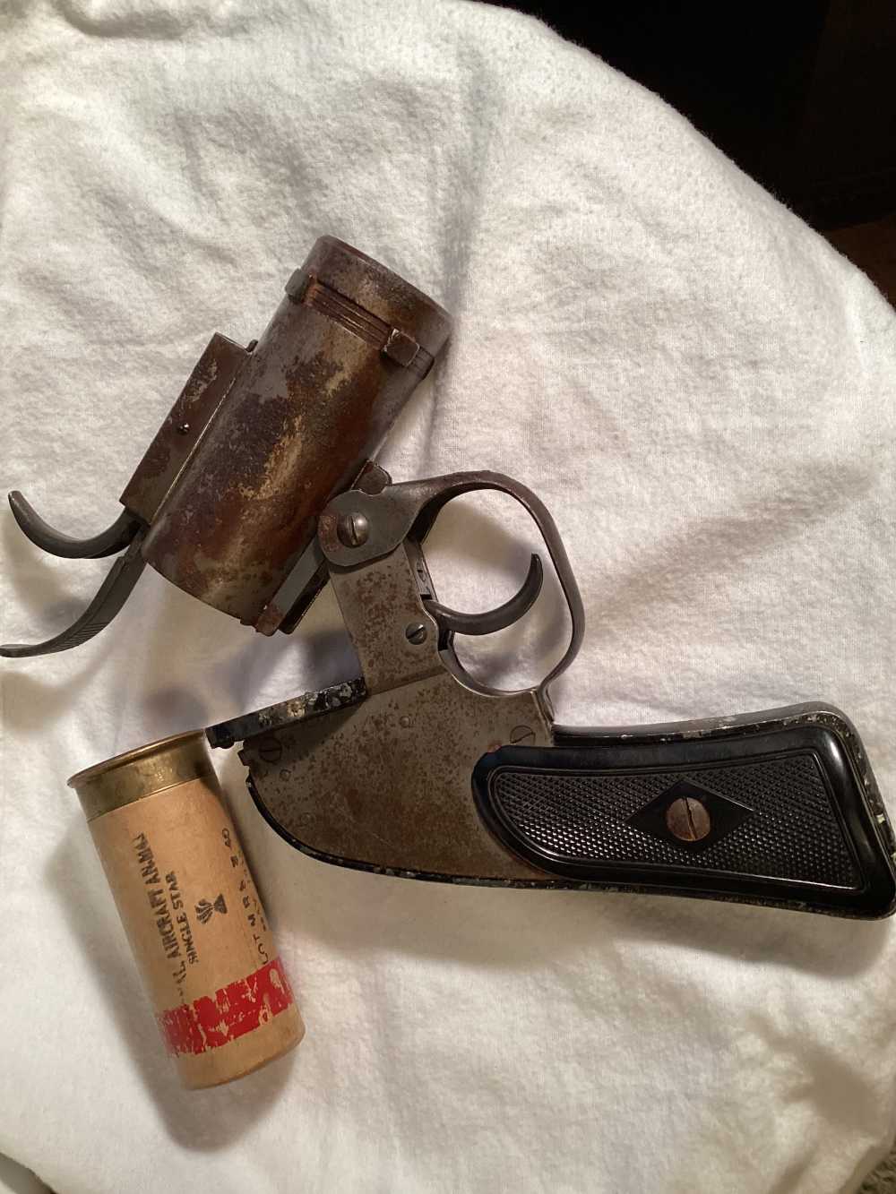RARE Orig WW 2, M8 U.S. Flare Gun w/Flare, European Theatre,Pistol ...