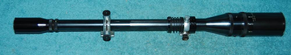 J. Unertl Rifle Scope 15X w/ Fine Crosshair Reticle, Posa Mounts & Caps ...