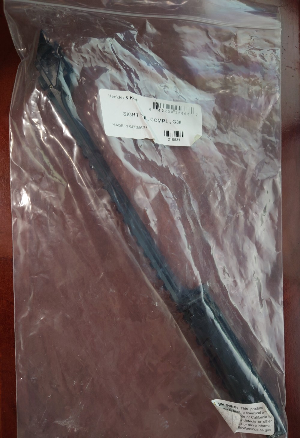 HK SL8, G36, Sight Rail w/ Flip Up Sights - Small HK Parts at GunBroker ...