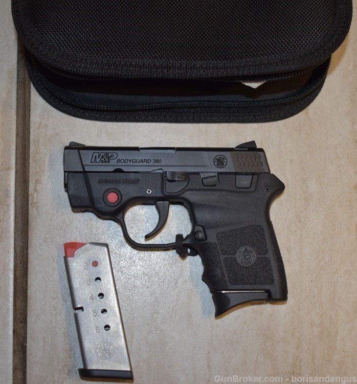 S&W Wesson Bodyguard 380 semi-auto pistol 2.75" laser 6+1 - Semi Auto ...