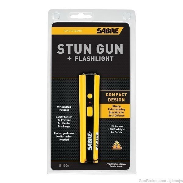 Stun Gun 3.8 Million Volts! (concealable, with flashlight) - Less ...