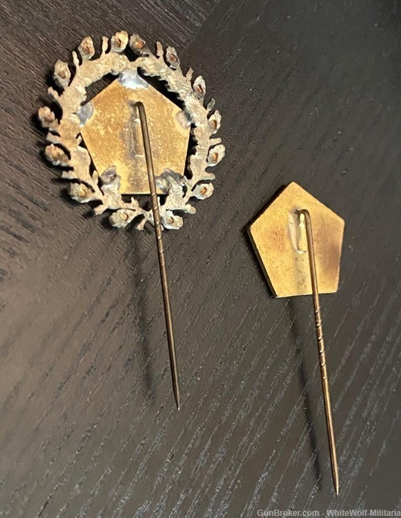 WW1 WW2 WEIMAR GERMAN 1930S FELDPOSTBUND SILVER HONOR PINS MINT RARE ...