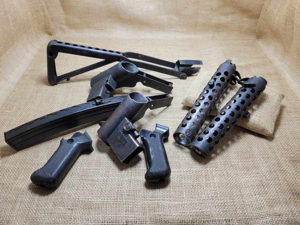 Sterling L2A3 Sub Machinegun Parts Kit, barrel, magazine, shroud ...