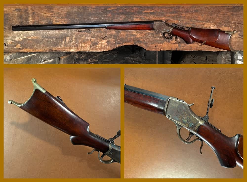 H. M. Pope 1885 Winchester Deluxe High Wall Single Shot Target Rifle ...