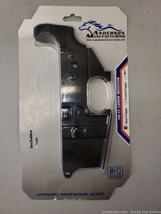 ANDERSON MANUFACTURING AR-15 LOWER RECEIVER AM-15 OPEN TRIGGER MULTI ...
