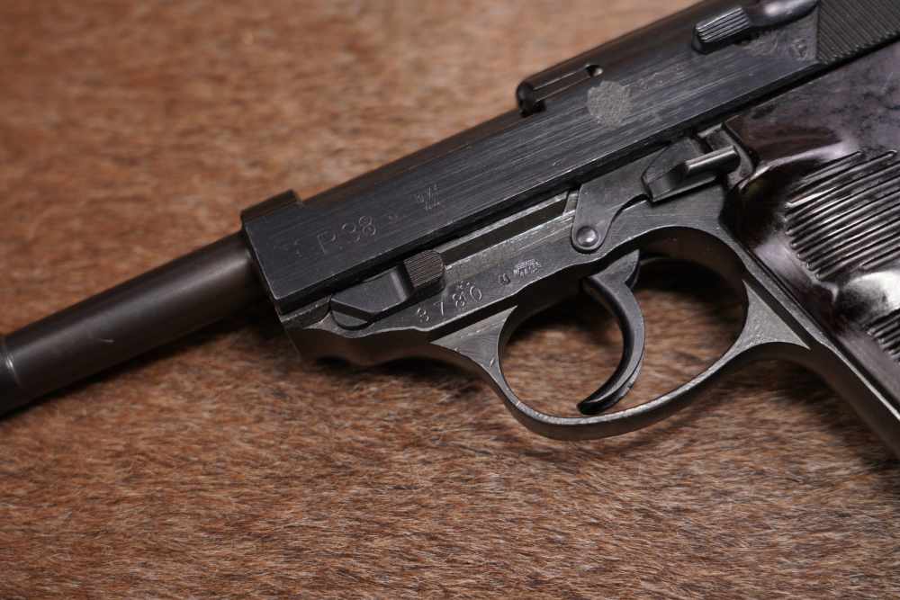 WWII NSDAP German Mauser byf 44 P.38 P-38 P38 9mm Semi-Auto Pistol 1944 ...