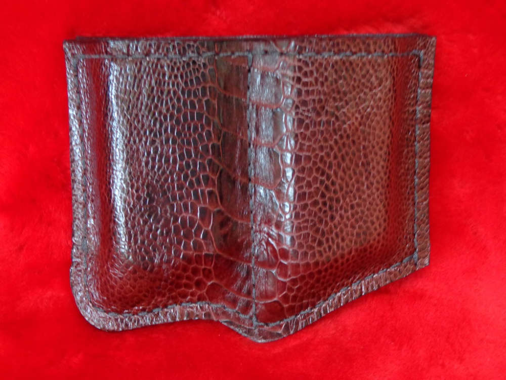 1911 Leather Holster Genuine Ostrich Leg Skin - Holsters at GunBroker ...