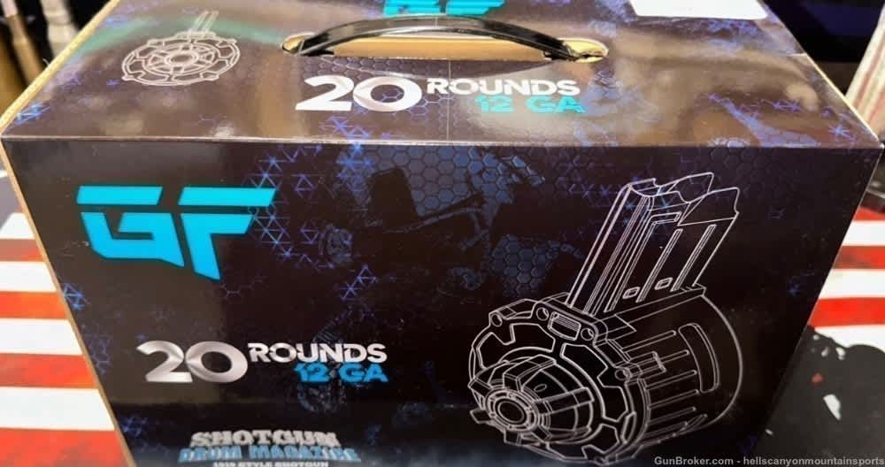 New GForce Arms GF25 Semi Automatic 12 Gauge Shotgun w 20 Round Drum ...