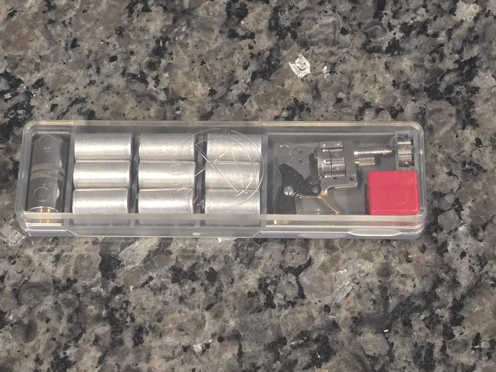 XYTHOS Miniature handgun - Nickel 2mm pinfire Austrian made gun / flare ...