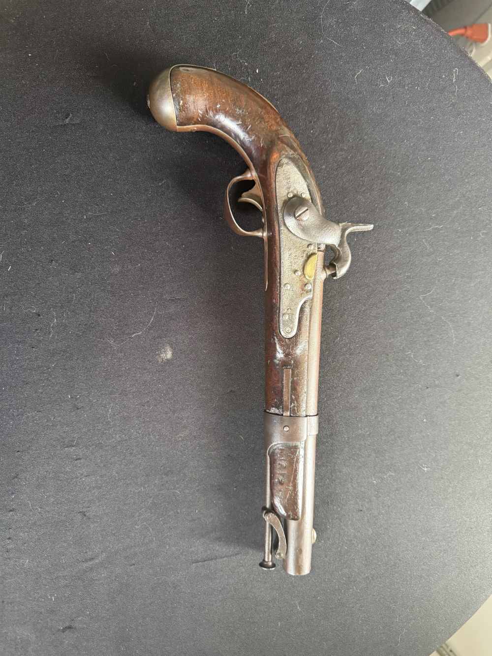 SCARCE SIMEON NORTH U.S. MODEL 1826 NAVY CONVERTED PERCUSSION PISTOL ...