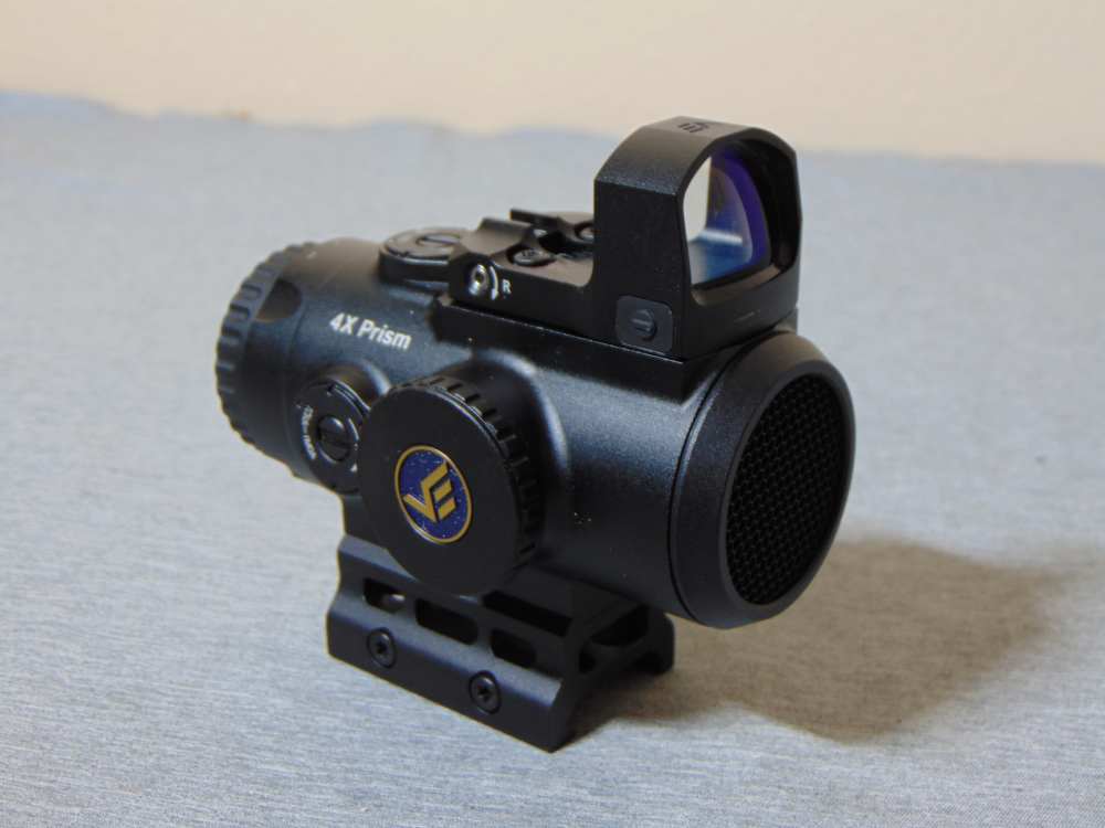 NO RESERVE Vector Optics 4X Prism & Frenzy Green Dot Like New - Red ...