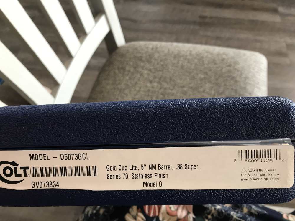 COLT GOLD CUP LITE, 5” NM BARREL 38 Super - Semi Auto Pistols at ...