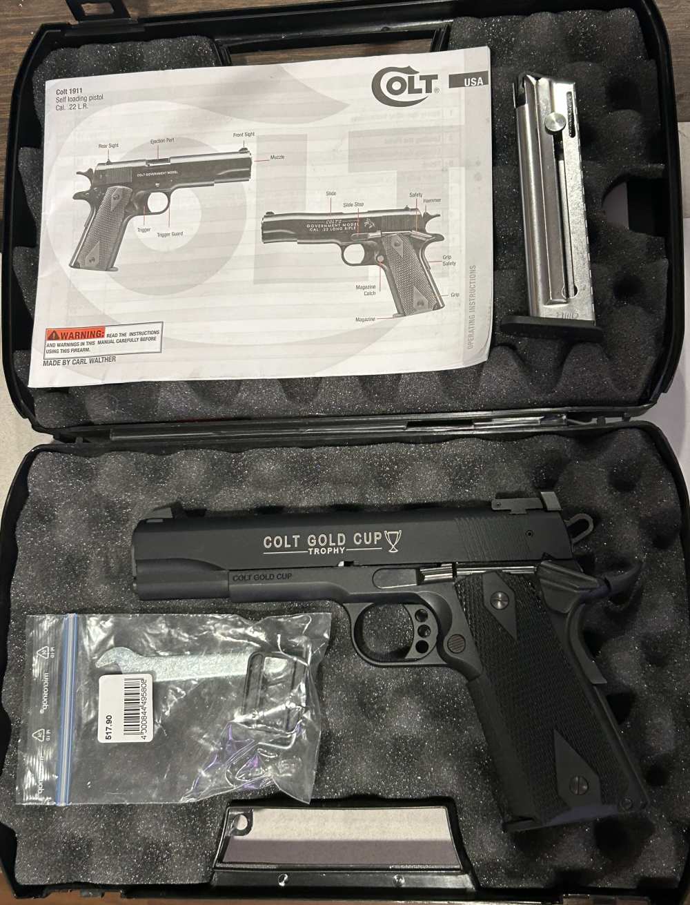 Cold Gold Cup 22lr - Suppressor Ready - Semi Auto Pistols at GunBroker ...