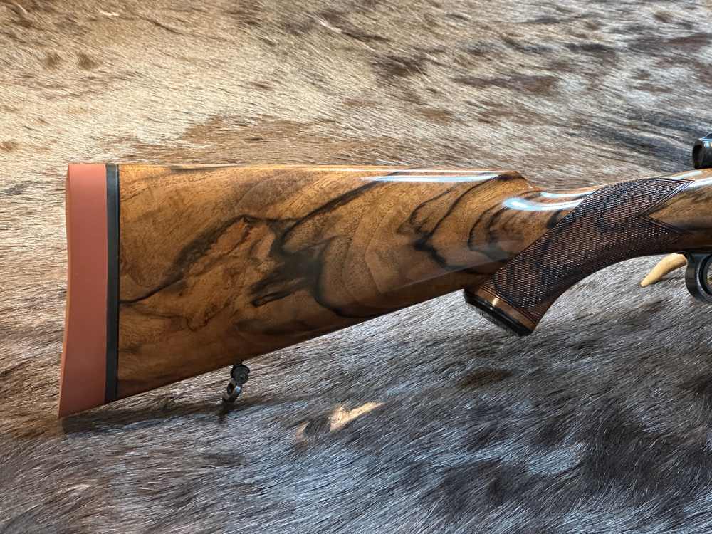 JOHN RIGBY BIG GAME DSB 375 H&H, MAUSER 98, GRADE 9 WOOD, GOLD INLAY ...