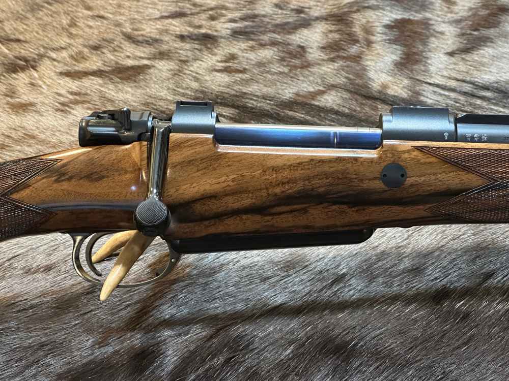 JOHN RIGBY BIG GAME DSB 375 H&H, MAUSER 98, GRADE 9 WOOD, GOLD INLAY ...