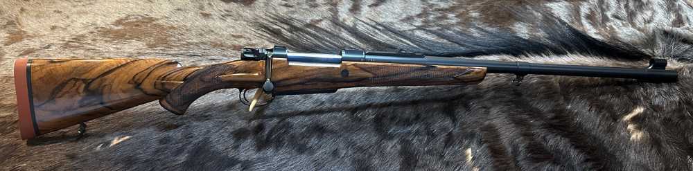 JOHN RIGBY BIG GAME DSB 375 H&H, MAUSER 98, GRADE 9 WOOD, GOLD INLAY ...