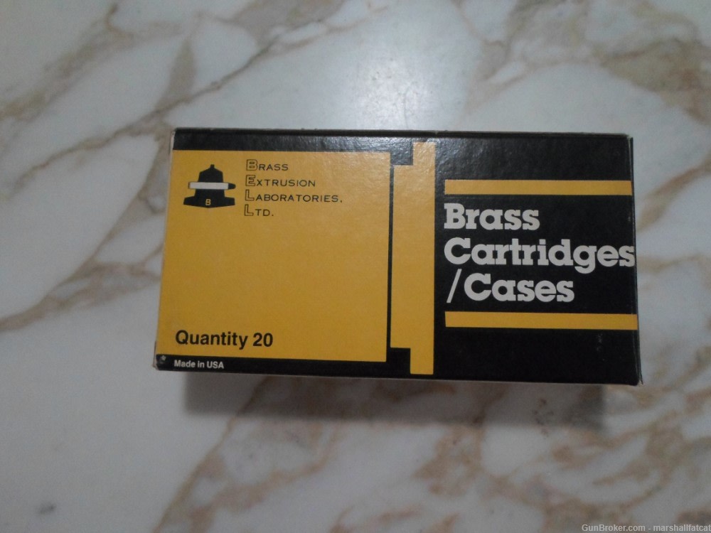 Bell 416 Rigby Formed Empty Brass Once Fired 1 box 20ct - Reloading ...