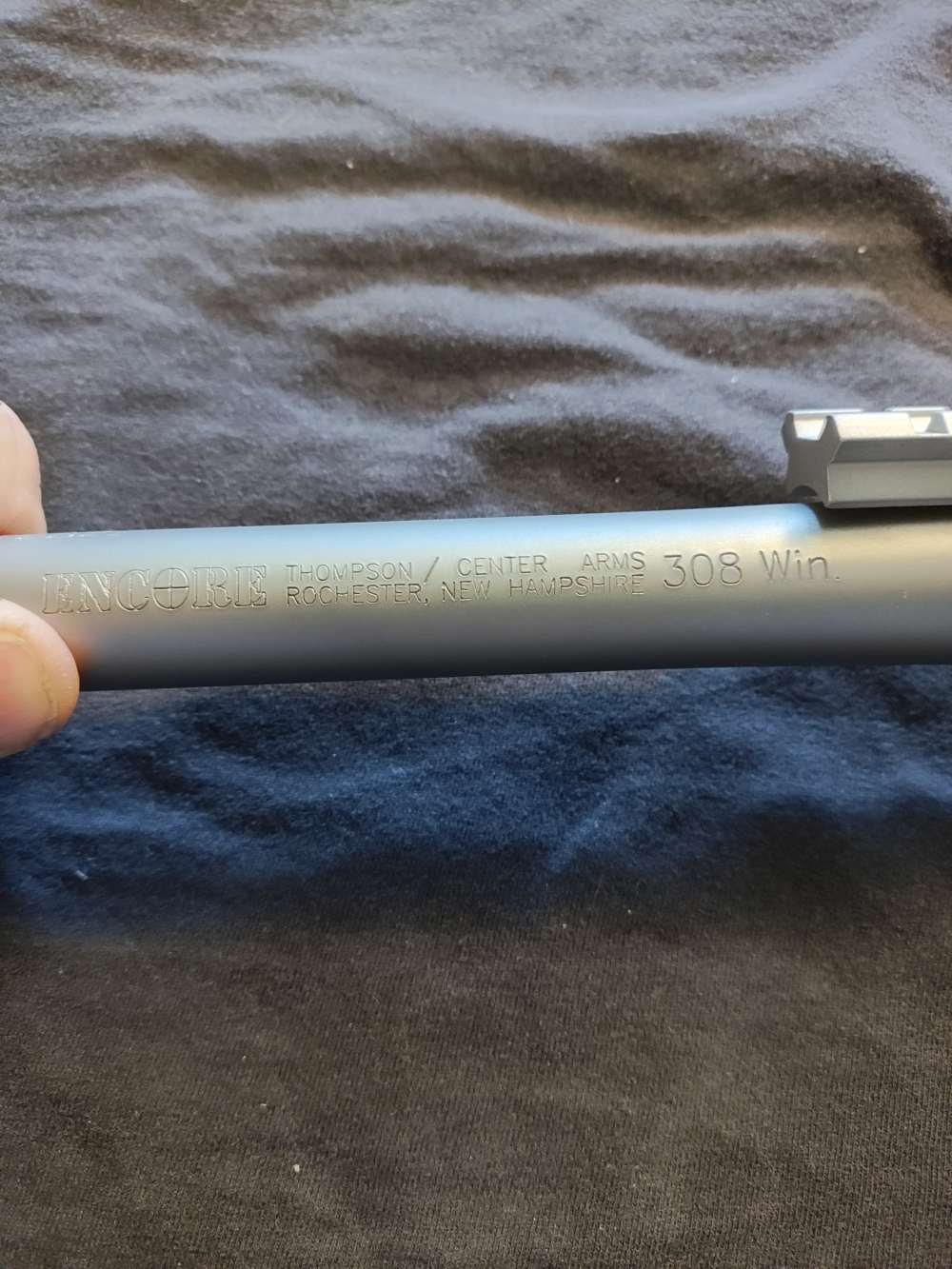 TC Encore Pro Hunter 28" Stainless Fluted .308 Win. Barrel with Rail ...