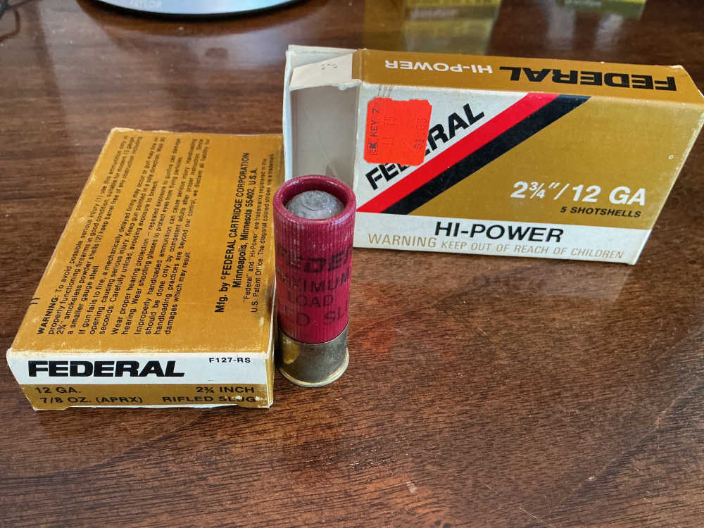 Federal 12ga, 2.75” rifled slug - Shotgun Shells at GunBroker.com ...